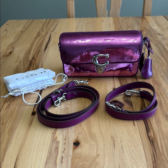 Coach | Bags | Coach Studio Bag 2 With Sequins | Poshmark